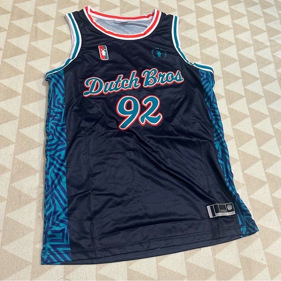 Dutch Bros | Shirts | Rare Dutch Bros Embroidered Basketball Jersey ...